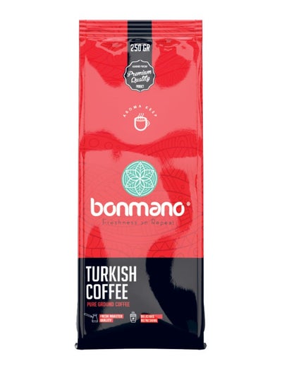 Bonmano Pure Ground Turkish Coffee- 250gms price in UAE | Noon UAE ...