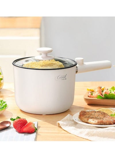 Electric Skillet 1.5L Hot Pot, 600W 2 Modes Temperature Control Non ...