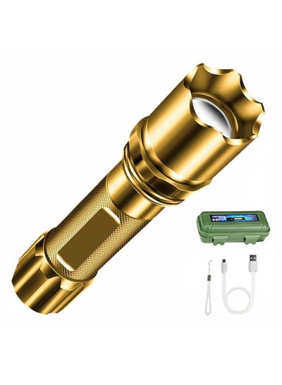 Q5 Mini Led Flashlight Built-in Battery Zoom Rechargeable Flashlight ...