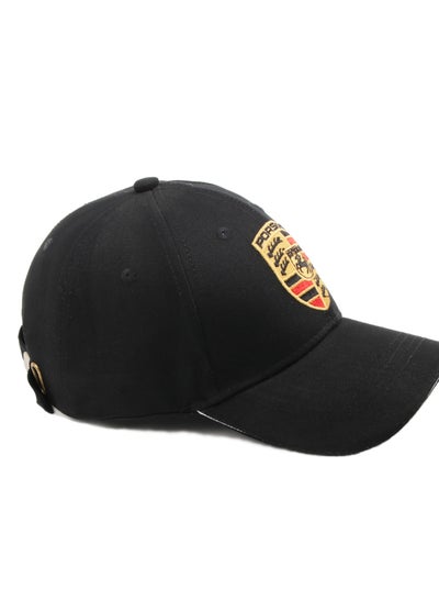 Porsche Logo Embroidered Adjustable Baseball Caps for Men and Women Hat ...