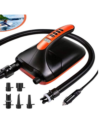 Electric SUP Air Pump-12V Car Connector Air Inflator, Intelligent Dual ...