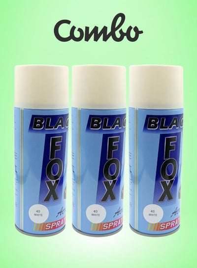 Black Fox Superior Coverage Spray Paint For Automotive Perfection White ...