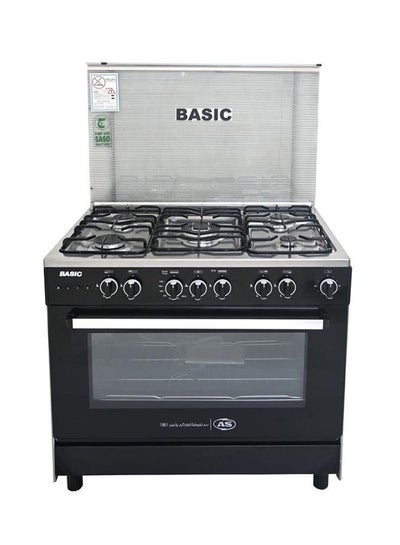 Freestanding Gas Cooker 5 Burners 60x90 Full Safety Black Silver price ...