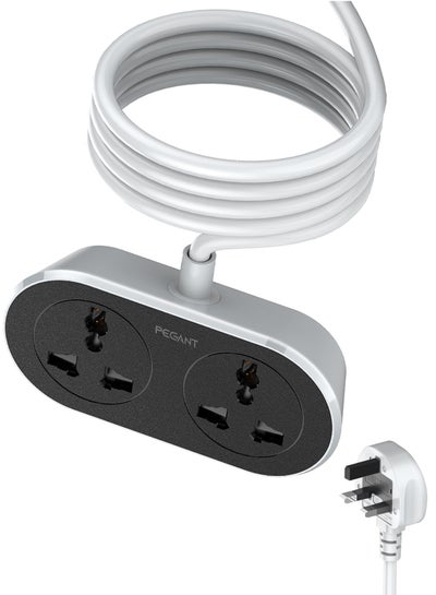 2 Way 10 Meters, 2 Universal Outlets Power Extension Cord, 10M Dual ...