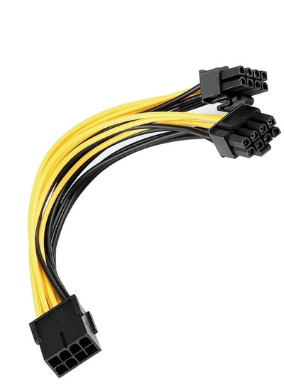 8 Pin PCI Express Female to Dual PCIE 6+2 Male Pin Power Cable ...