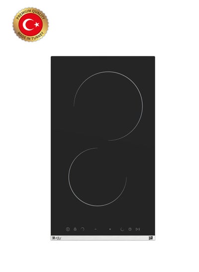 Built-in Vitroceramic Electric Hob 30cm, 2 Hot Plates, 3000 Watt, Touch ...