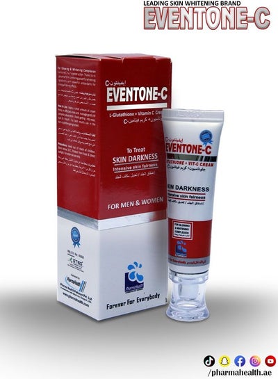 Eventone C Cream 30ml Skin whitening and brightening cream with L ...