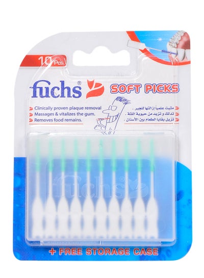 Fuchs Soft Picks Dental Floss 10 Pieces price in Egypt | Noon Egypt ...