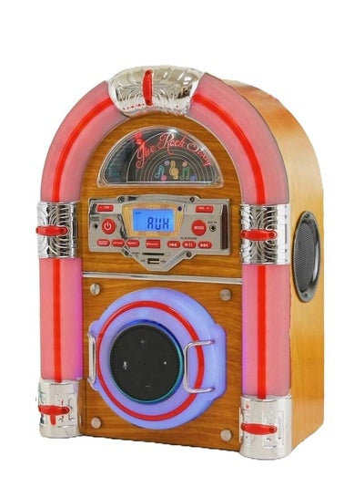 Steepletone Jive Rock Sixty Retro Table Top Mini Jukebox with CD Player ...