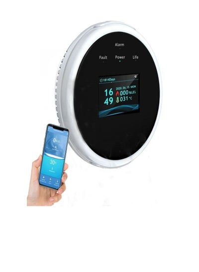 Smart WiFi Natural Gas Leak Detector, APP Remote Monitor, Pulg in Wall ...