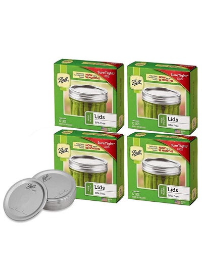Ball Wide Mouth Mason Jar Lids (Wide Mouth) - 48 Lids price in UAE ...