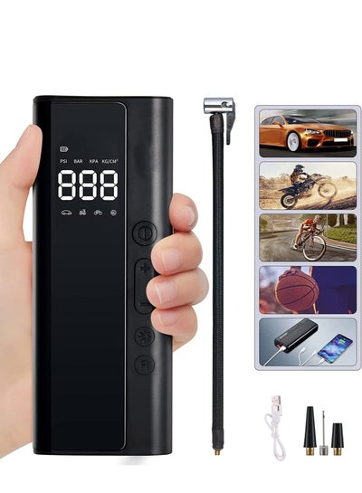 Air Compressor, DMG 150 PSI, 6000mAh Power Battery Pack with 5 ...