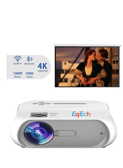 Portable Projector Native 1080P 4K Full HD Supported Compatible With ...