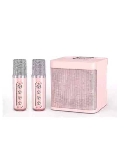 Karaoke machine with 2 wireless microphone speaker system singing ...