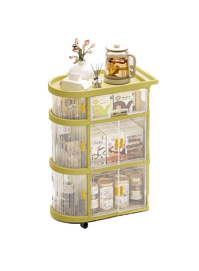 Yeya 3 In 1 Baby Supplies Storage Shelf, 3-Layer Folding And Movable ...