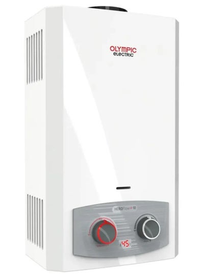 10 liter Hero Digital gas water heater that works with natural gas from ...