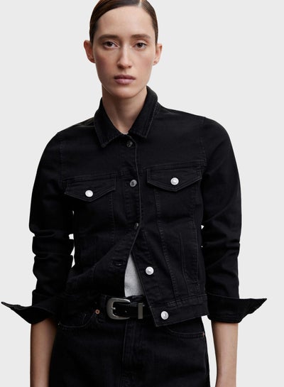 Pocket Detail Denim Jacket price in Saudi Arabia | Noon Saudi Arabia ...