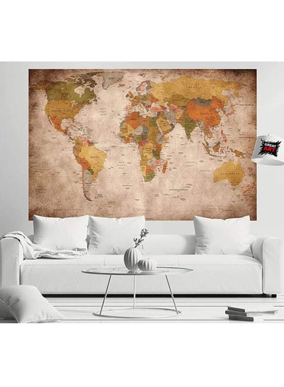 Tapestry World Wall Map Mural, Decoration Vintage World Map Hanging ...