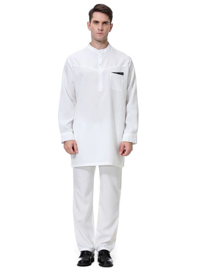 Muslim Arab Men Thobe Thawb Caftan Suit price in Saudi Arabia | Noon ...