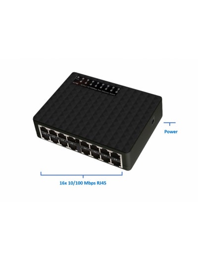 سعر AIR LIVE Plug-and-Play 16-Port Fast Ethernet Switch فى مصر | نون ...