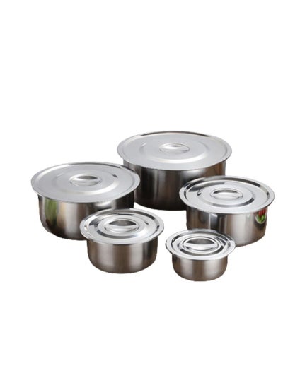 5-piece Stainless Steel Cooking Pot With Cover price in Saudi Arabia ...