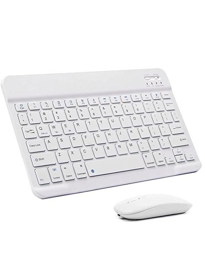 Arabic and English Bluetooth Keyboard and Mouse Combo, Ultra-Slim ...