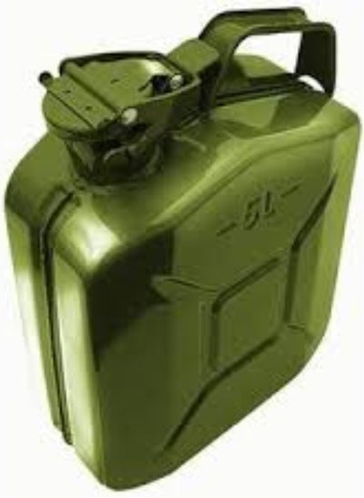 KNP Jerry Can Litre Green Metal Jerry Can 5L is a practical and ...