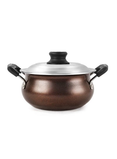 CELLO Non Stick Induction Compatible Gravy/Biryani Handi with Stainless ...