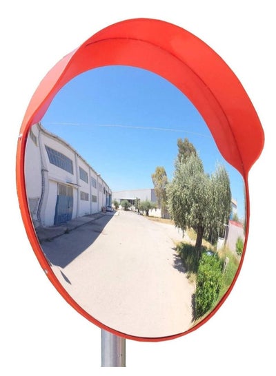 Traffic Convex Mirror Wide Angle Curved Safety Mirror Circular Pole ...