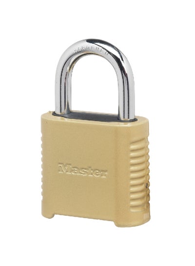 Roller Pin Locking Mechanism Combination Pad Lock Gold 51 x 25 mm ...
