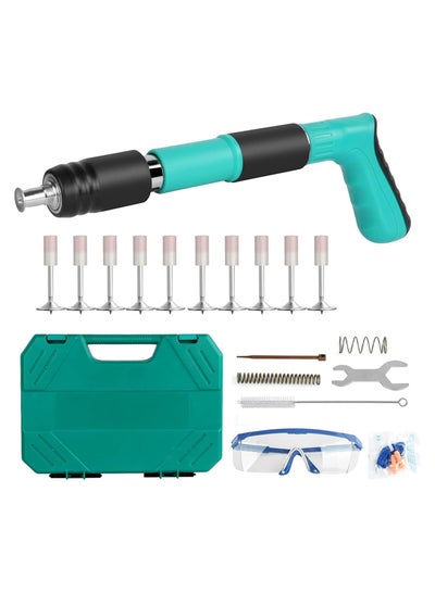 Gun with 10 Pieces Nails Plastic Box 5 Speed Adjustable Double Silencer ...