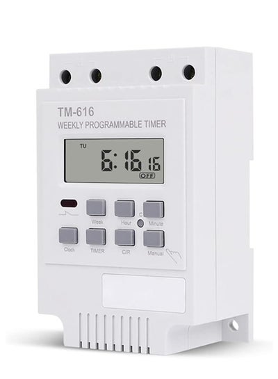 Digital Time Switch, Programmable Timer Switch, Digital Timer 1 Piece Weekly Programmable ...