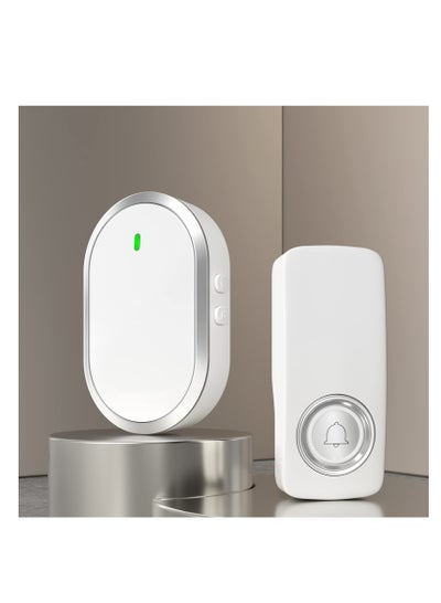 Wireless Doorbell Door Bell Ringer Wireless with 38 Melodies Adjustable ...