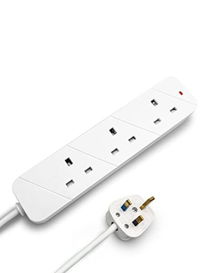 3 meter Power Extension Cord with 3 Power Sockets, 3 Meter Power Strip ...