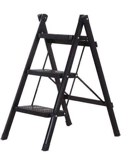4 step steel folding ladder black price in Saudi Arabia | Noon Saudi ...
