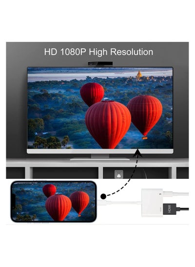 Lightning to HDMI Adapter,Digital AV Adapter iPhone,iPad to HDMI,(No ...