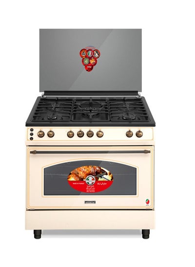 Generaltec Free Standing Oven 90x60 with 5 Stainless Steel Burners ...