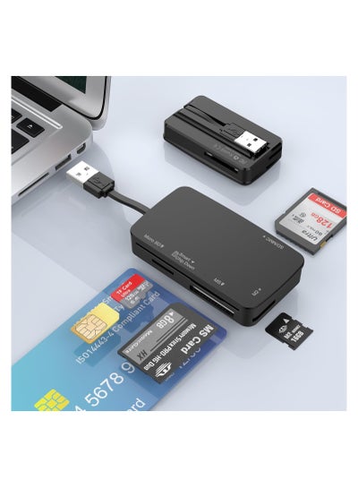 سعر Smart Card Reader, Multi SD Card Reader, 6 in 1 USB Memory Card ...
