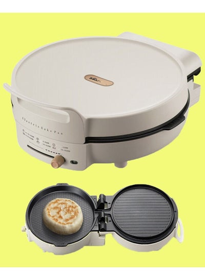 Multifuction Electric Griller Baking Frying Cake Pan 1400W Double-sided ...