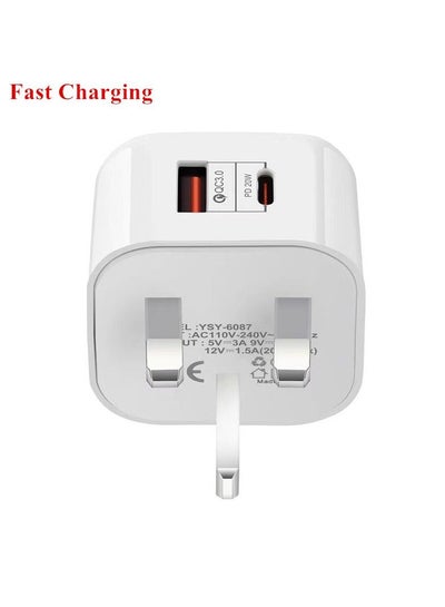 20W USB Type C Fast Charger for iphone13 PD Dual Port Power Delivery 3. ...