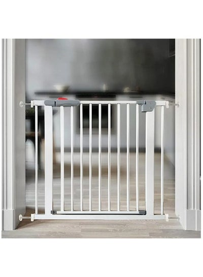 Lock Pressure Mounted Baby Stay Safety Open Gate for Hallways, Doorways ...