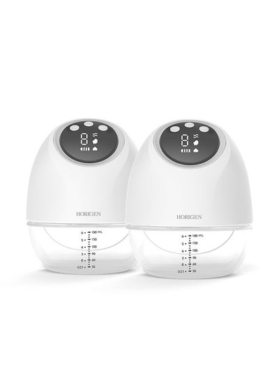 Horigen 2267K Double White Electric Wearable Milk Pump LCD Panel 4 ...