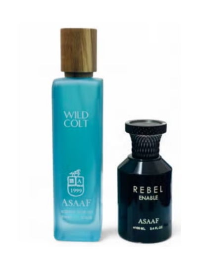 Asaaf Wild Colt 200ml + Asaaf Rebel Annibal 100ml Eau de Parfum price ...