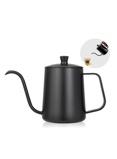 Pour Over Kettle Goose neck Long Narrow Spout With Lid Coffee Tea Pot ...