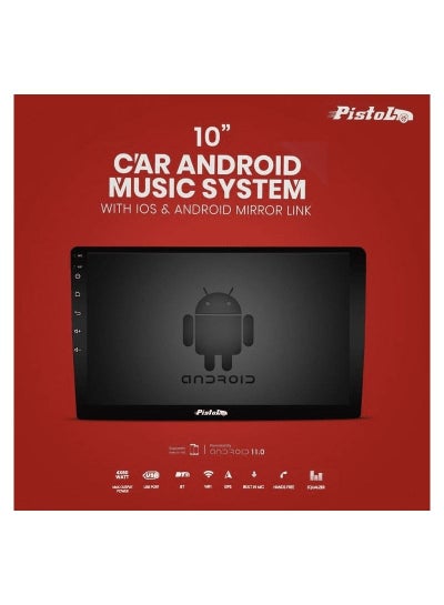 Car Android Music System 10 inch Car LCD Screen With iOS Android Mirror ...