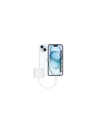 (For Apple iPhone iPhone 15 Plus) USB-C Camera Adapter Plug and Play 3. ...