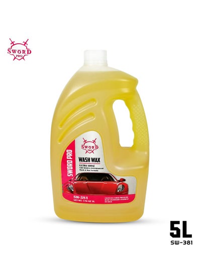 Wash Wax Ultra Shine 5L Car Wash And Wax Advanced Formula SWORD PRO SW381 price in Saudi Arabia ...