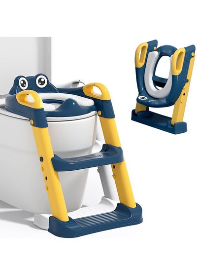 Baby Toilet Seat with Steps | Potty Seat With Stairs Toilet Ladder ...