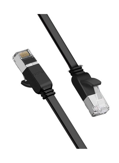 سعر UGREEN Cat 6 U/UTP Pure Copper Ethernet Flat Cable 2m (Black) فى ...