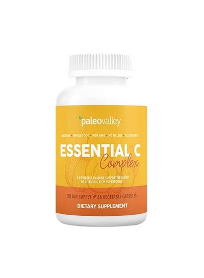 سعر Essential C Complex - Vitamin C Supplement for Immune Support - 1 Pack, 450mg - Organic ...